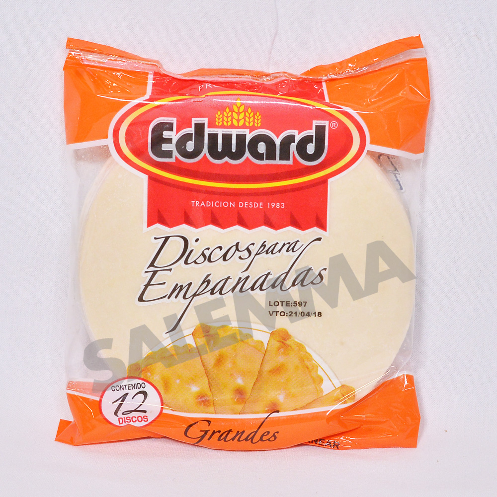 SalemmaOnline | DISCO P/EMPANADA GDE PARA HORNEAR X PAQ.