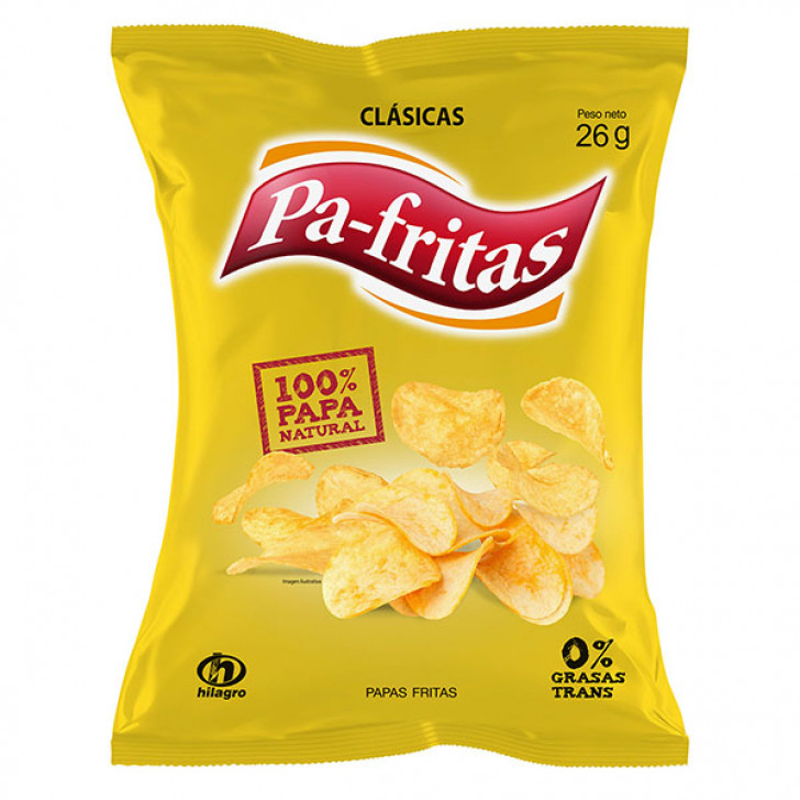 SalemmaOnline | PAPAS FRITAS ORGANICO TRADICIONAL X 26 G
